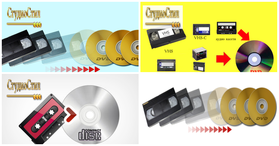 Запис от аудиокасета на CD или от видеокасета на DVD (разграбена оферта ...