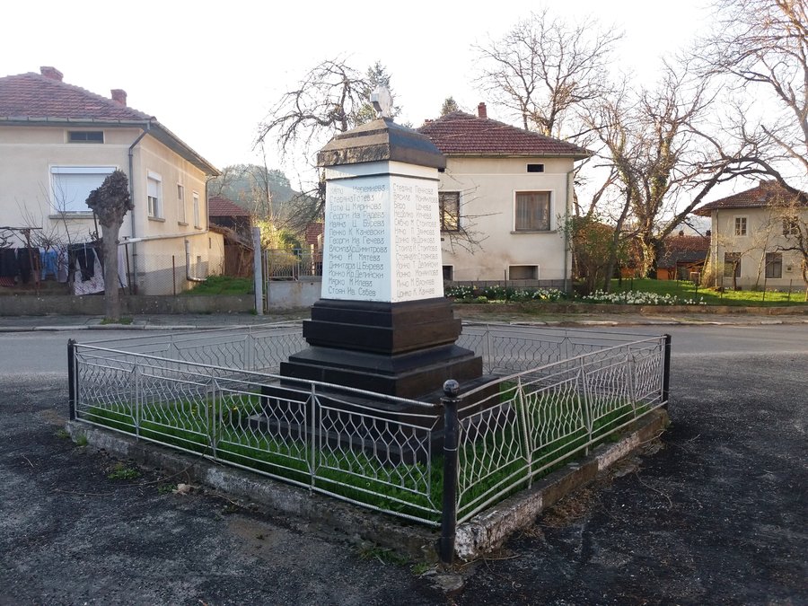 Паметник в чест към загиналите във войните Априлци Опознай Bg